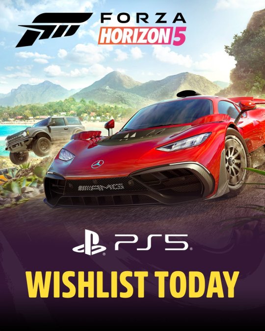 Forza Horizon 5 Powers Up The PS5 Pre-Order Chart to 1st Place – WGB