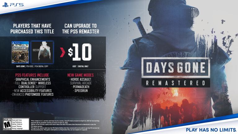 Sony’s Days Gone Remastered: How to Upgrade and What You Need to Know – WGB